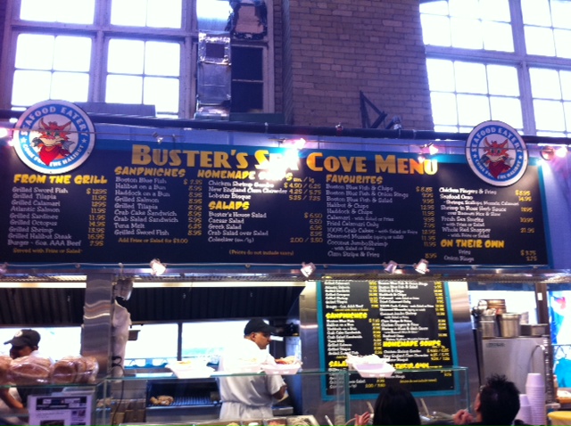 Buster’s Sea Cove (St. Lawrence Market) – 93 Front Street E – (416) 369 ...